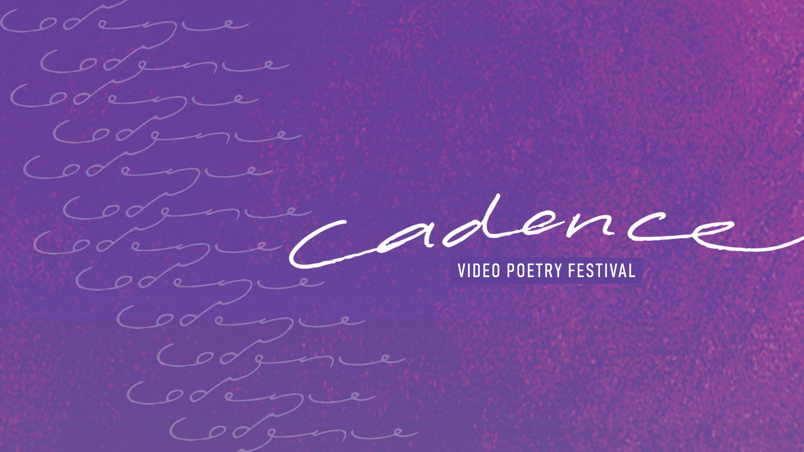 NWFF Announces Year Two of Cadence: Video Poetry Festival - Northwest ...